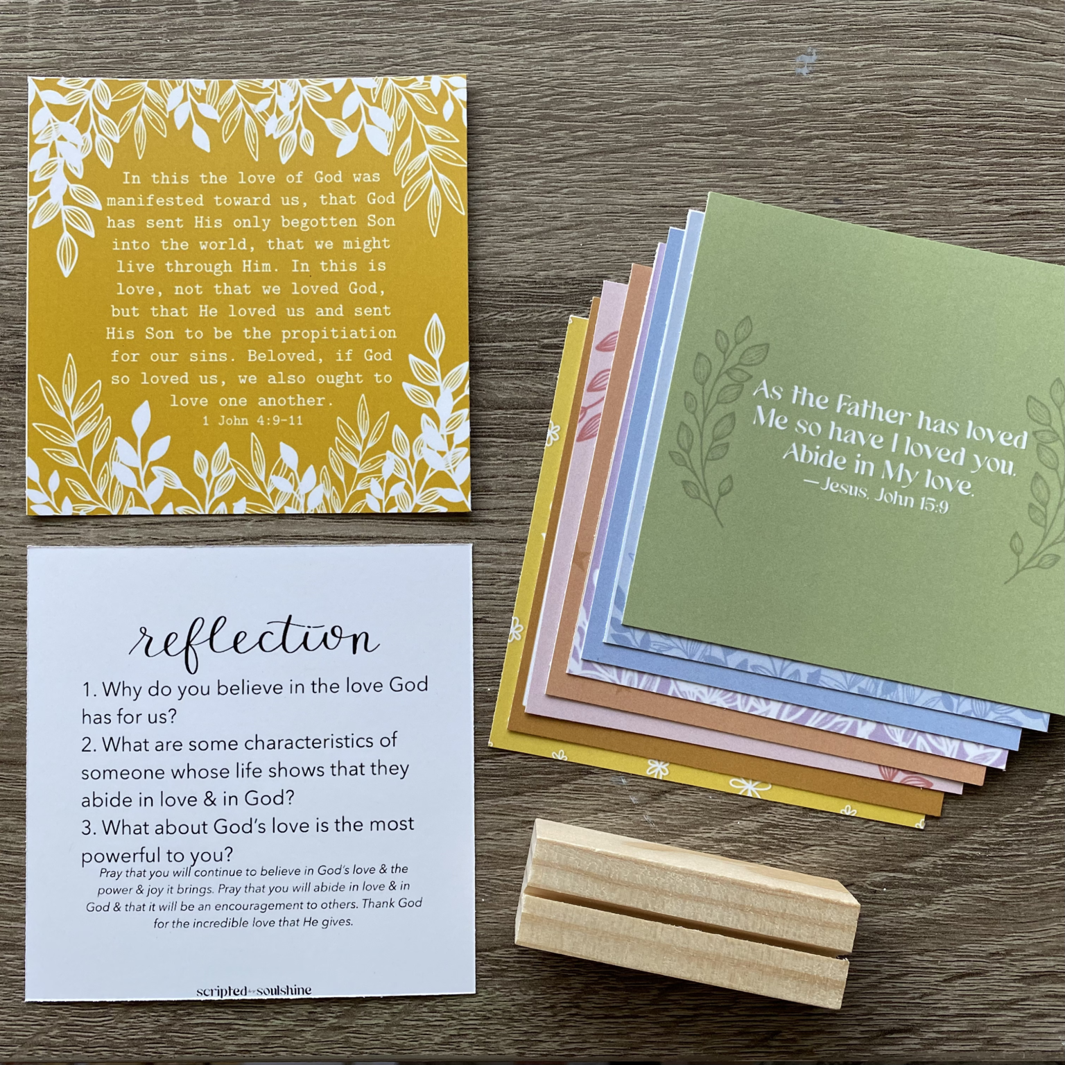 loved beyond measure Scripture cards | 10 cards about God's love ...